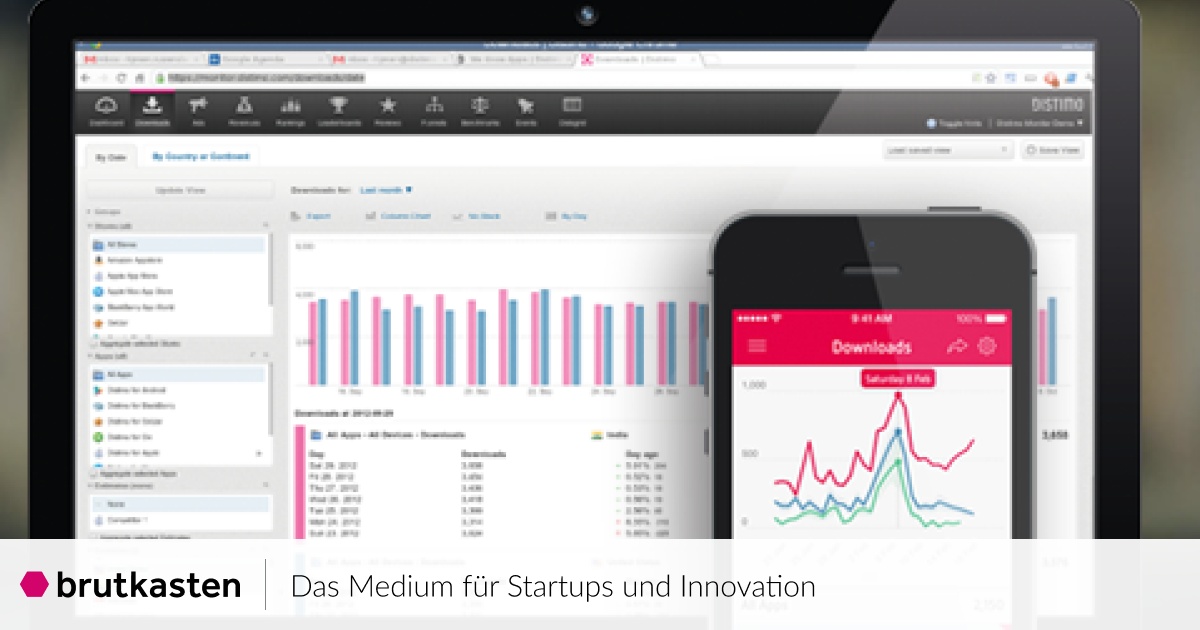 App Downloads mit DISTIMO tracken | brutkasten