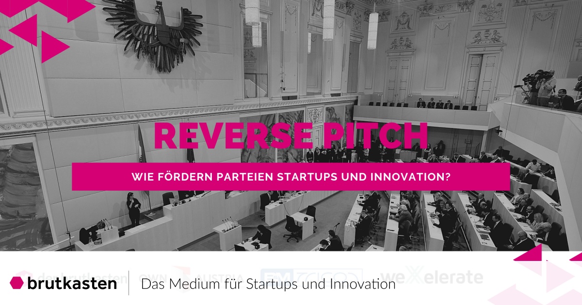 Reverse Pitch: Politiker pitchen ihre Startup- und Innovationsagenda