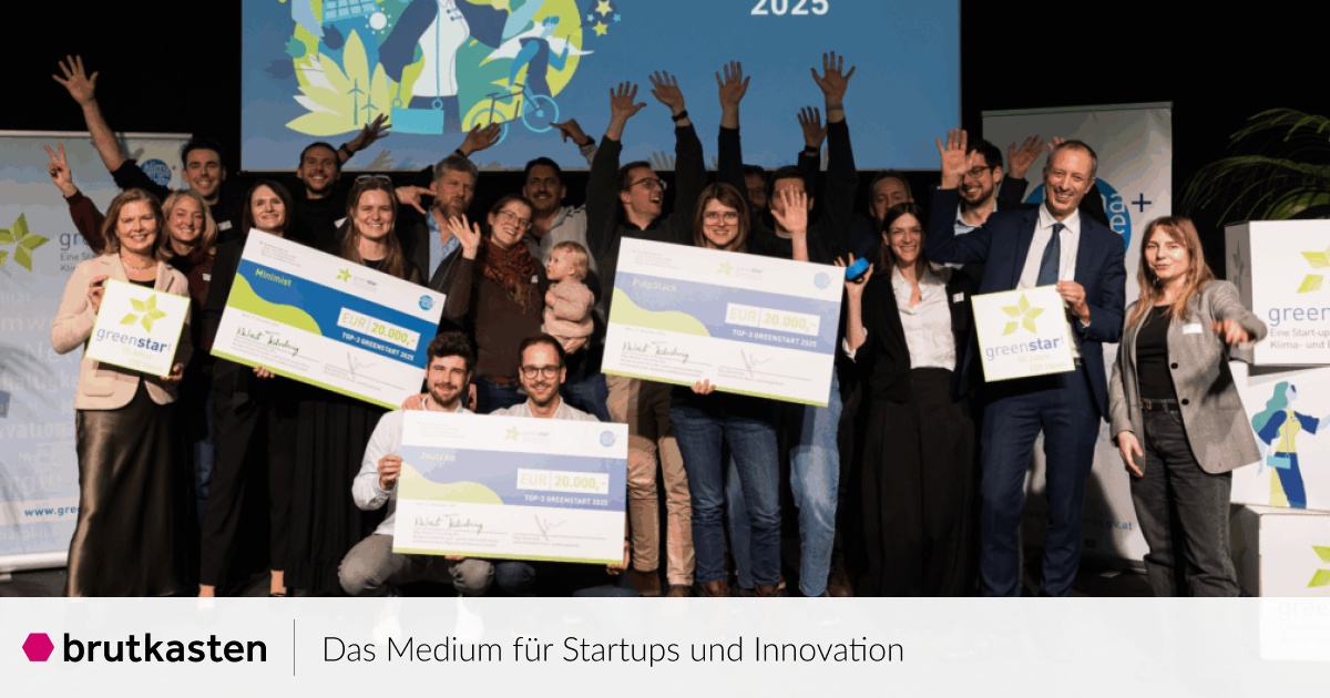 greenstart-Finale: Drei neue „greenstars 2025“ beim 10-Jahr-Jubiläum ...